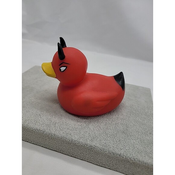 Accoutrements | Toys | Accoutrements Red Devil Duckie Rubber Duck Ducky Vintage 200 35 | Poshmark